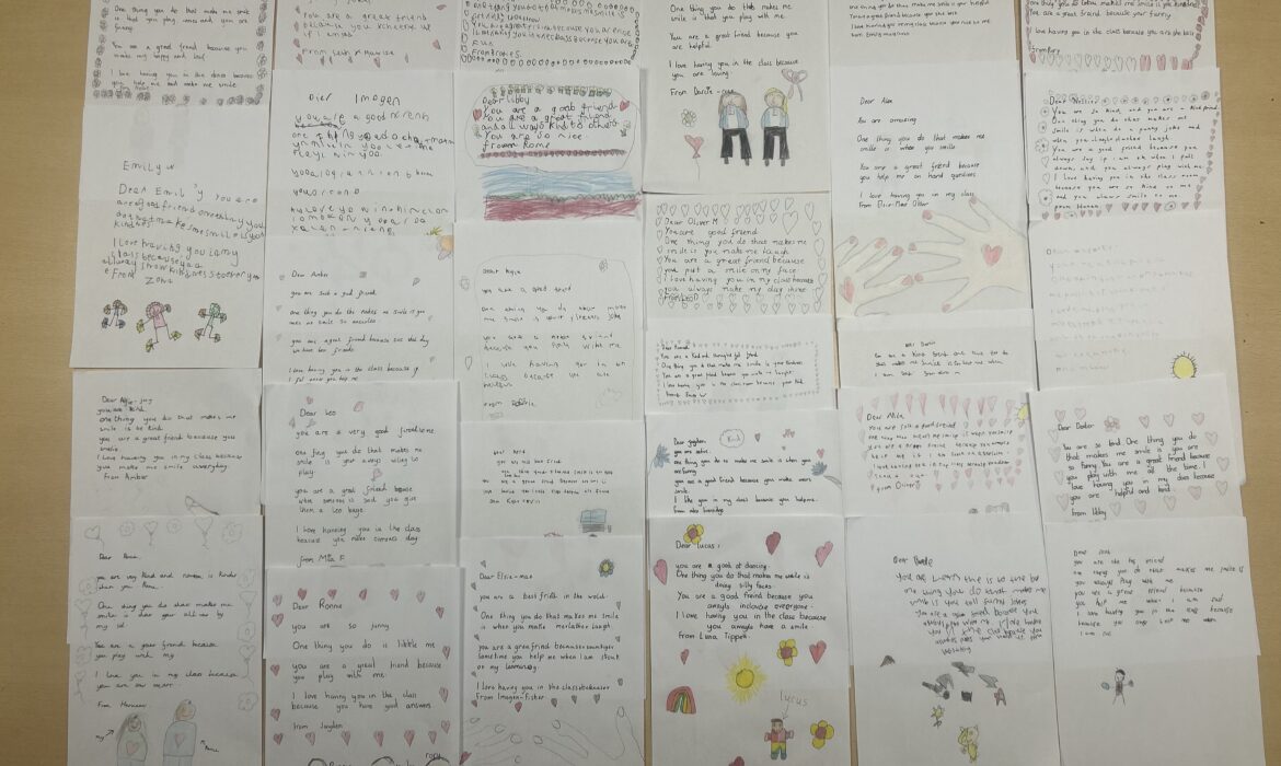 3T - kindness letters - Rockingham Junior & Infant School